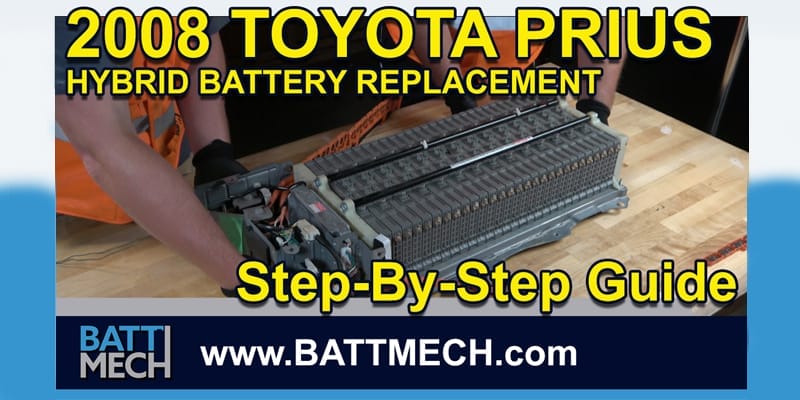 How to Replace & Repair a 2008 Toyota Prius Hybrid Battery Module Pack ...