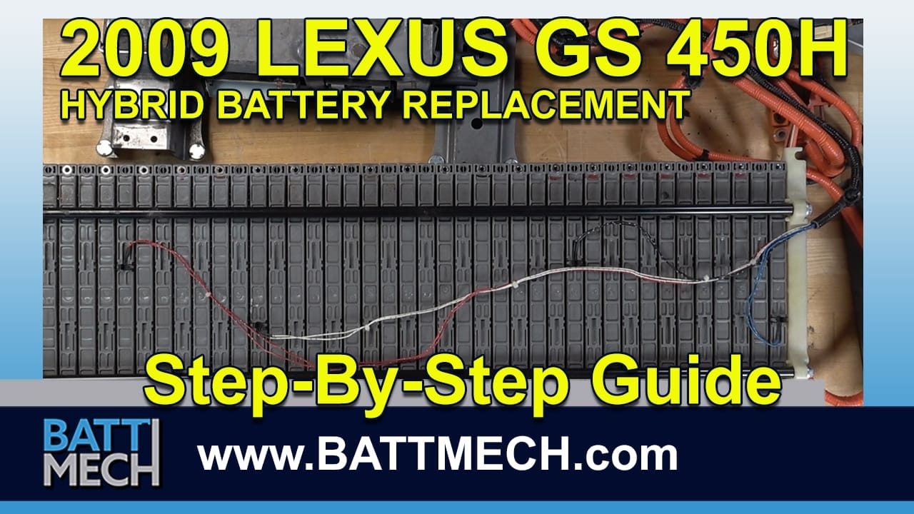 How to Replace & Repair a 2009 Lexus GS 450H Battery Module Pack –Step ...