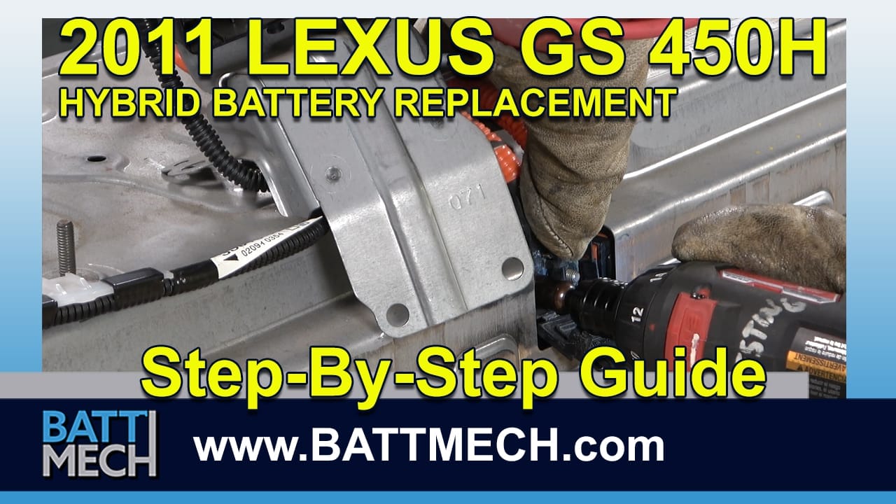 How to Replace & Repair a 2011 Lexus GS 450H Battery Module Pack –Step ...