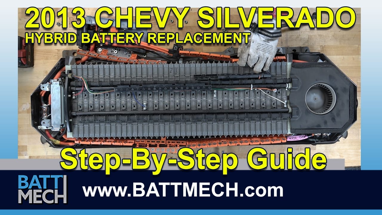 How to Replace & Repair a 2013 Chevrolet Silverado Battery Module Pack ...